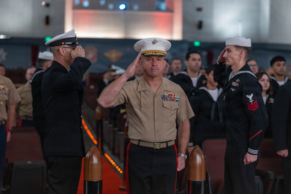 DVIDS - Images - U.S. Navy 250th birthday cake-cutting ceremony [Image ...