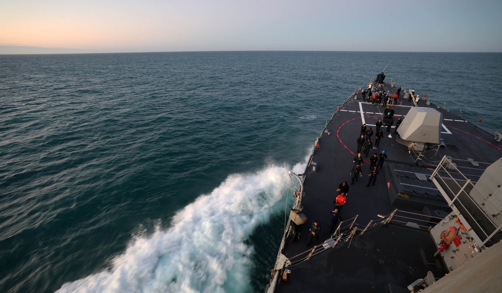 DVIDS - Images - USS Roosevelt (DDG 80) Departs Naval Station Rota for ...