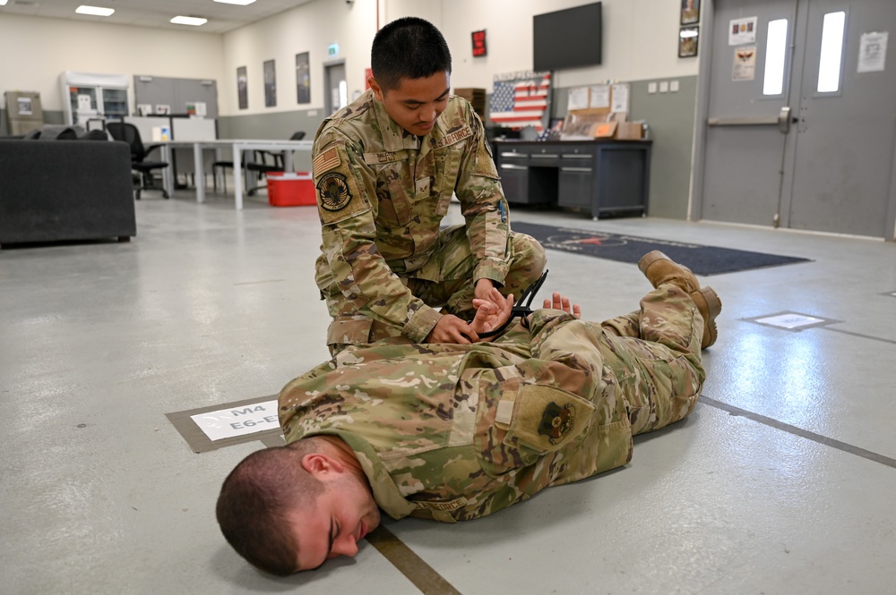 DVIDS - Images - Forging Defenders: 379th AEW Augmentees Train to ...