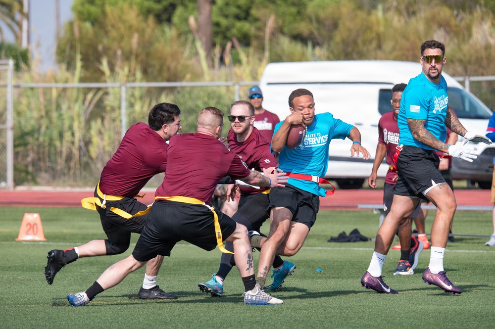 DVIDS - Images - NAVSTA Rota MWR hosts "NFL Salute to Service" Flag ...