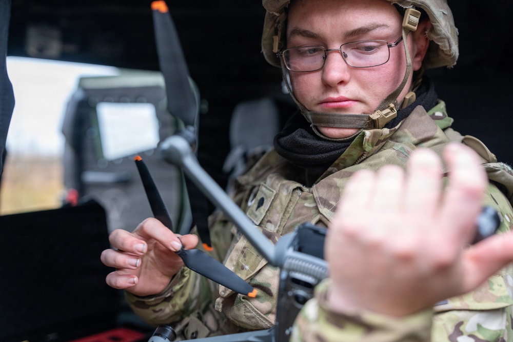 DVIDS - Images - 1st Armored Brigade Combat Team employs drones during ...