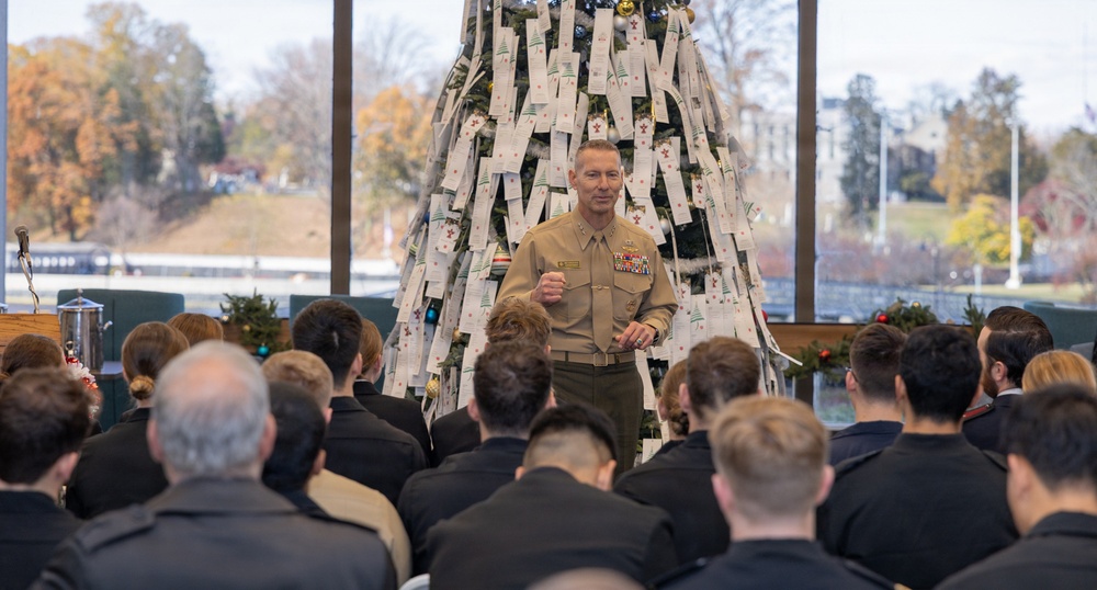 DVIDS - Images - U.S. Naval Academy Angel Tree ceremony in Nimitz ...