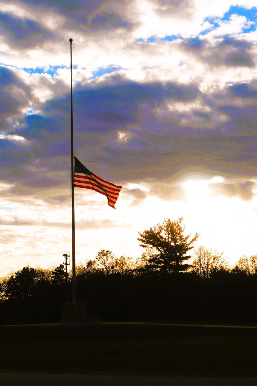 DVIDS - Images - Flag at Fort McCoy posted at half-staff to honor Dick ...