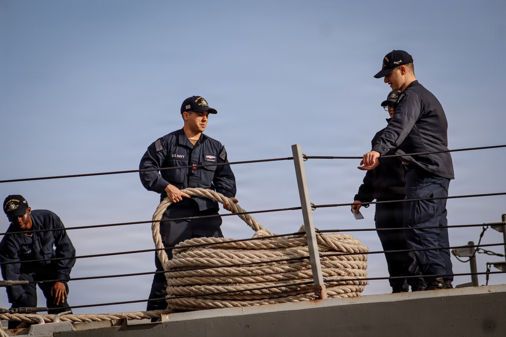 DVIDS - Images - USS Thomas Hudner (DDG 116) Departs Naval Station ...