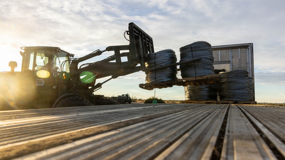 DVIDS - Images - JTF-SB Marines receive concertina wire resupply for ...