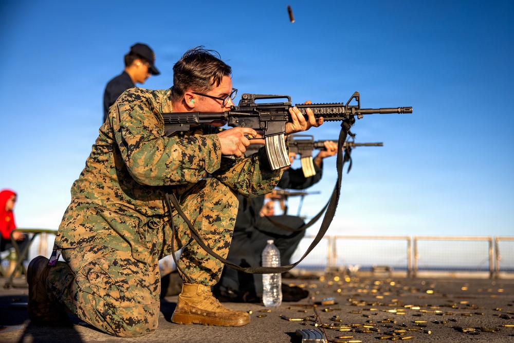DVIDS - Images - 11th MEU Sailors, Marines Conduct Small Arms ...
