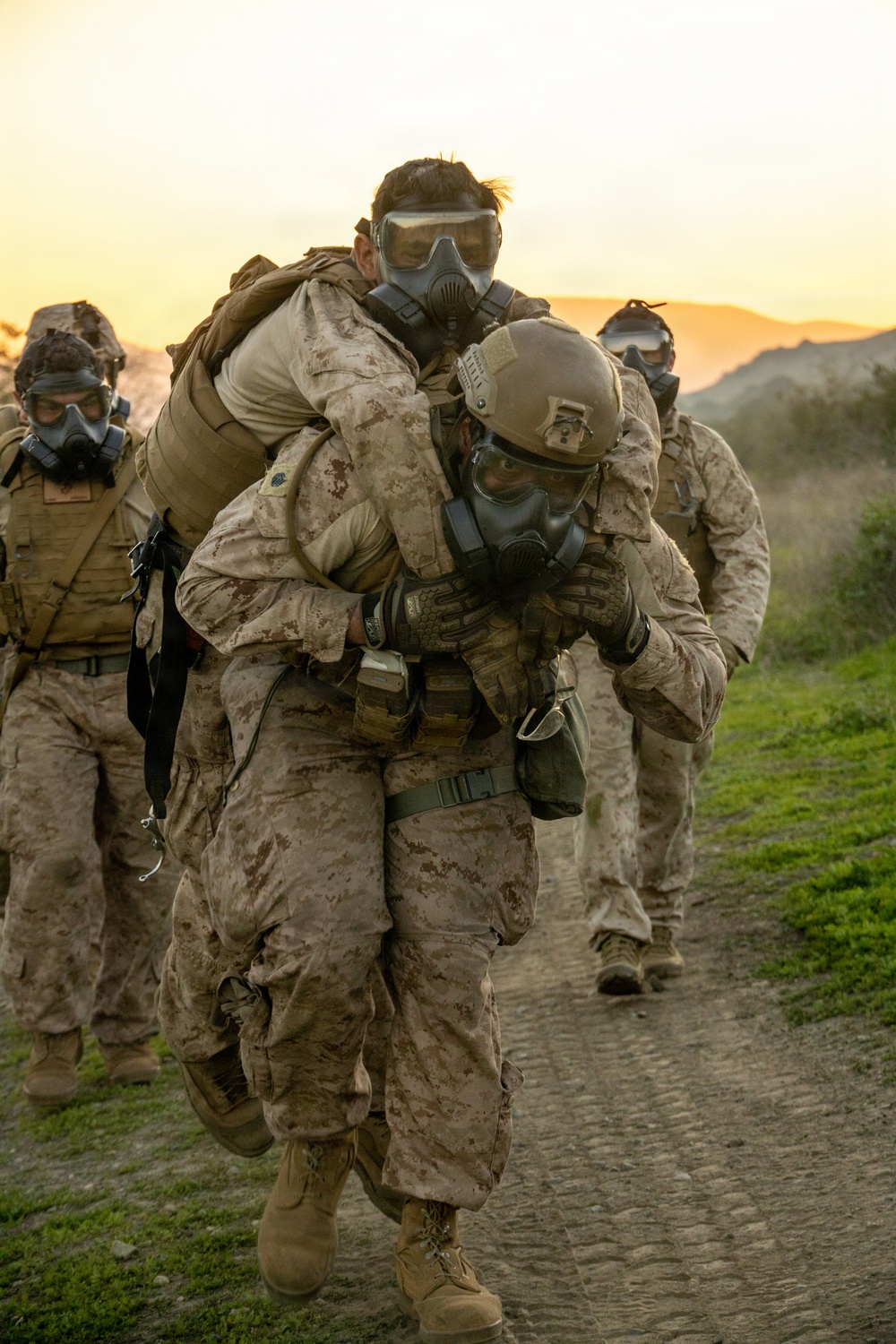 DVIDS - Images - 1st Bn., 11th Marines conduct simulated casualty drill ...