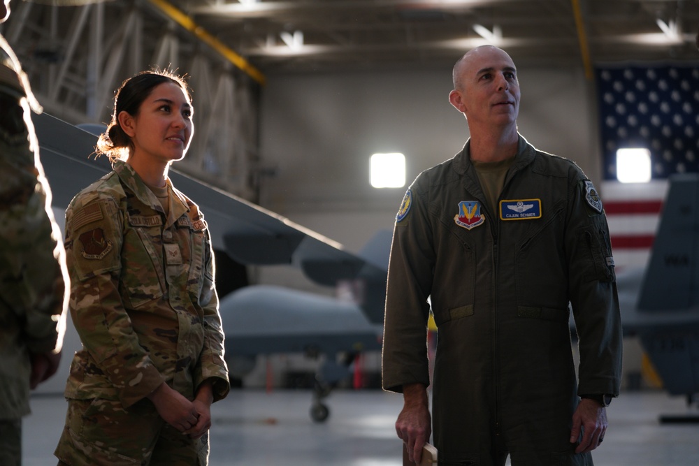 DVIDS - Images - 15 AF Commander and Command Chief visit 25th ATKW at ...