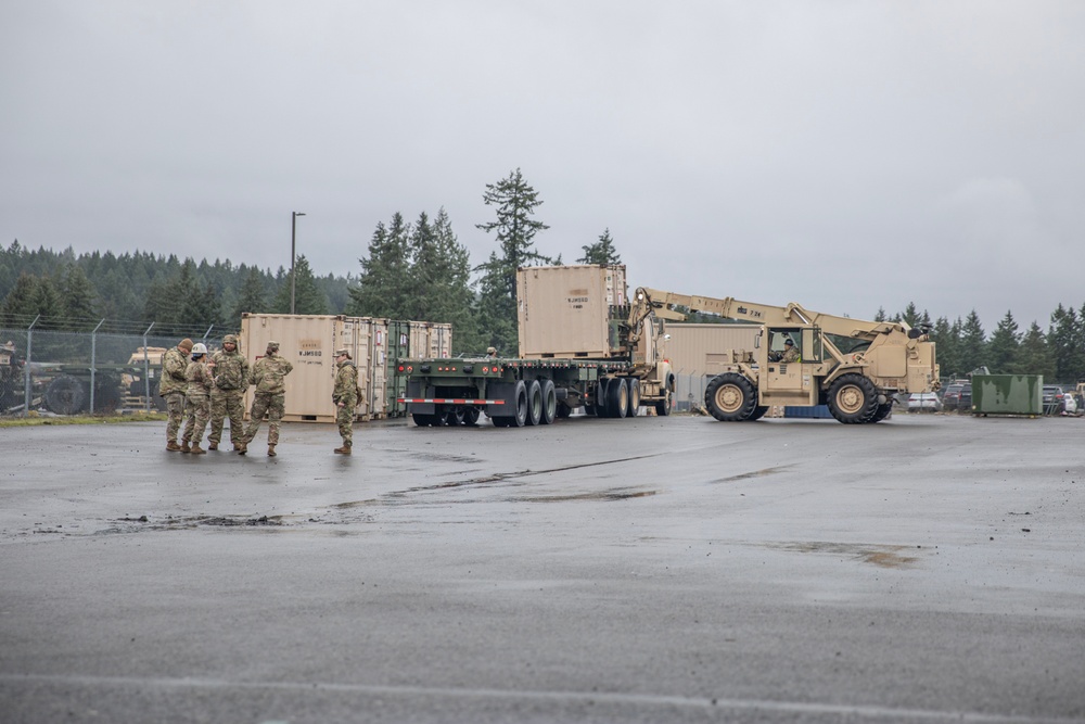 DVIDS - Images - 593rd CSC facilitates outload operations in ...