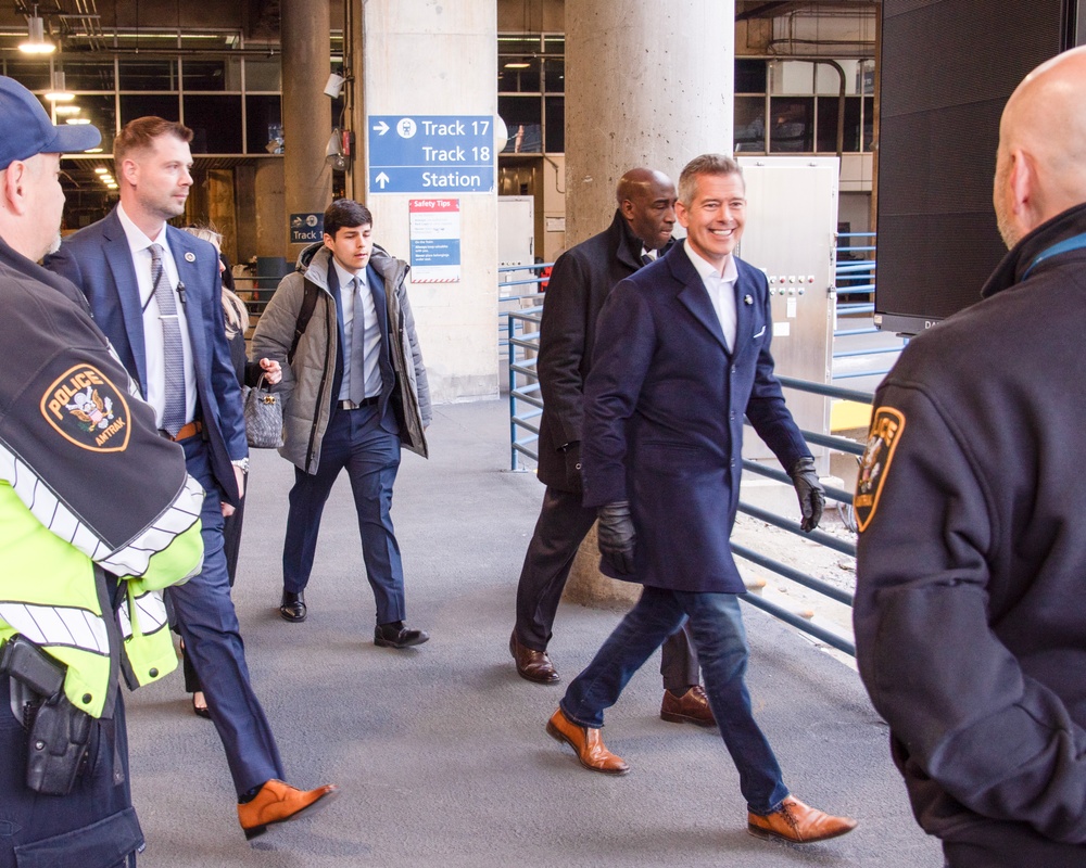 DVIDS - Images - Secretary of Transportation Duffy visits service ...