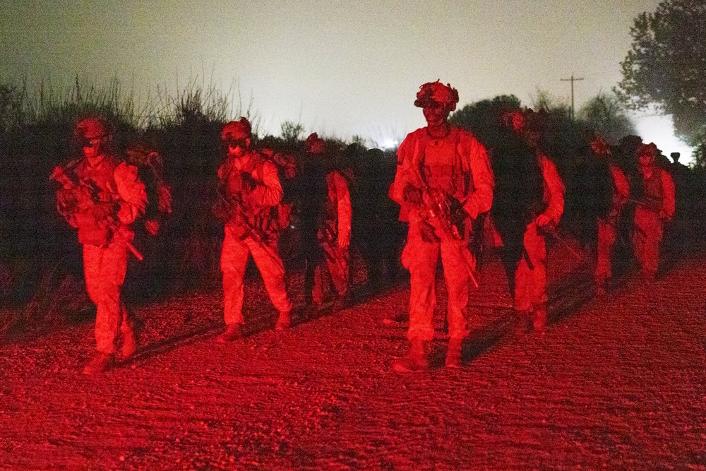 DVIDS - Images - 1st Bn., 5th Marines hike during combat readiness ...