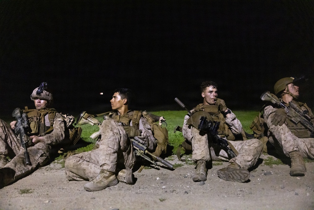 DVIDS - Images - 1st Bn., 5th Marines hike during combat readiness ...