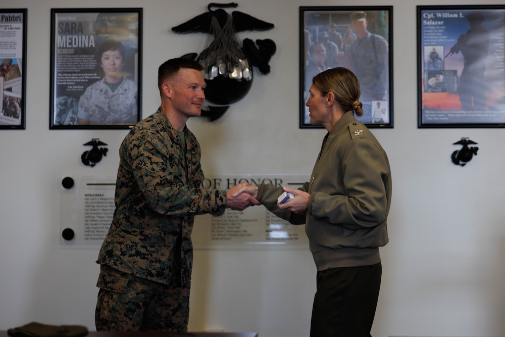 DVIDS - Images - MCB Quantico’s Commanding Officer presents Challenge ...