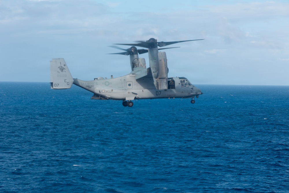 DVIDS - Images - 22nd MEU(SOC) | MV-22B Flight Operations Aboard the ...