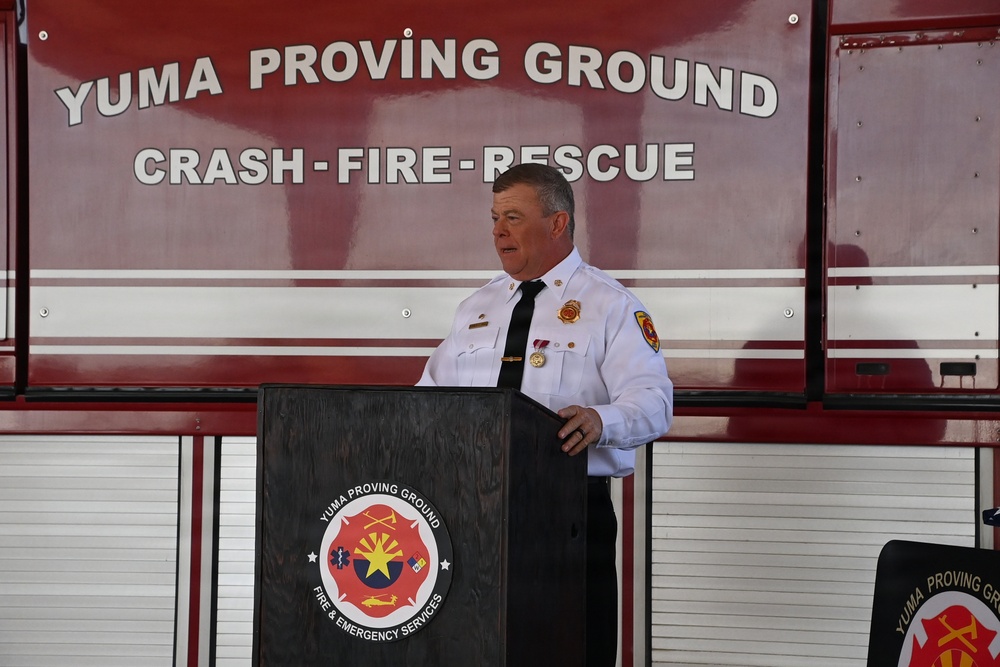 DVIDS - Images - U.S. Army Yuma Proving Ground Fire Chief hangs up his ...