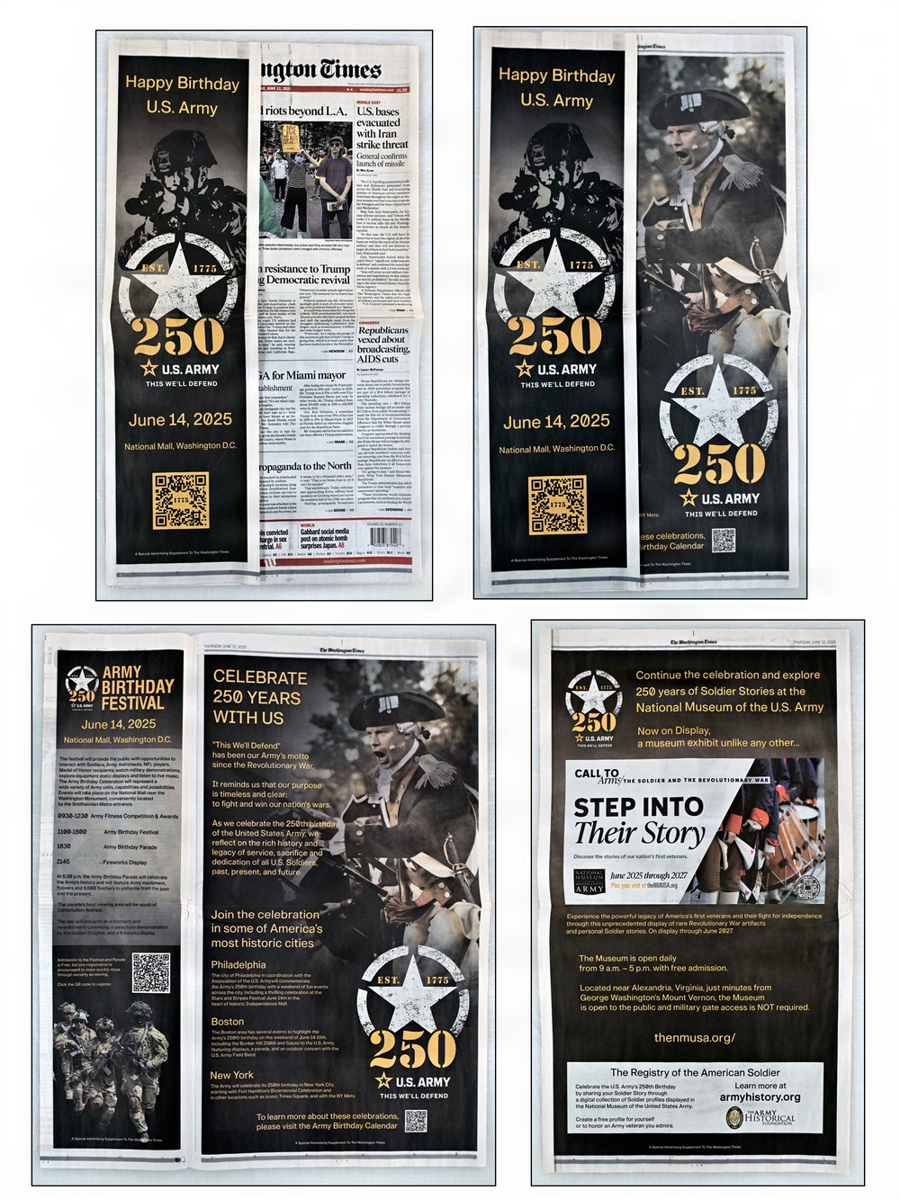 DVIDS - Images - Army 250th Birthday Newspaper Coverwrap - The ...
