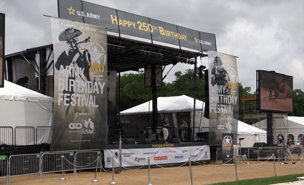 DVIDS - Images - Army 250th Birthday Festival Main Stage Wings [Image 9 ...