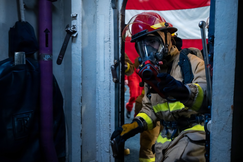 DVIDS - Images - USS Theodore Roosevelt Damage Control Drill [Image 4 ...