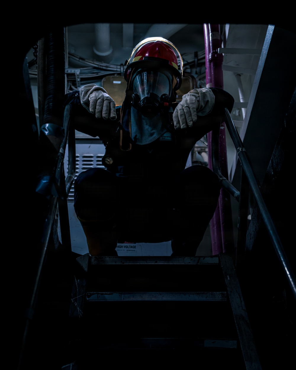 DVIDS - Images - USS Theodore Roosevelt Damage Control Drill [Image 6 ...