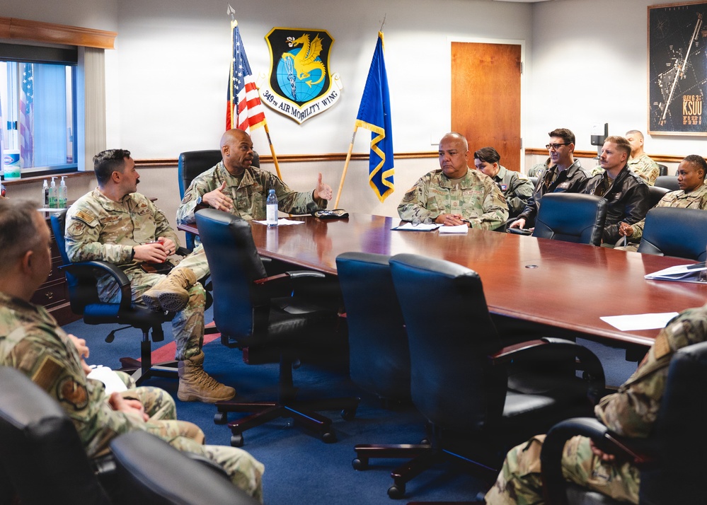 DVIDS - Images - 4th Air Force Chief Master Sergeant Dennis Visits ...