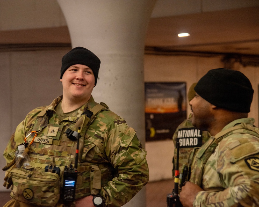 DVIDS - Images - Service members conduct patrols in metro stops [Image ...