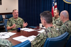 Master Chief Petty Officer of the Navy John Perryman, Visits Naval ...