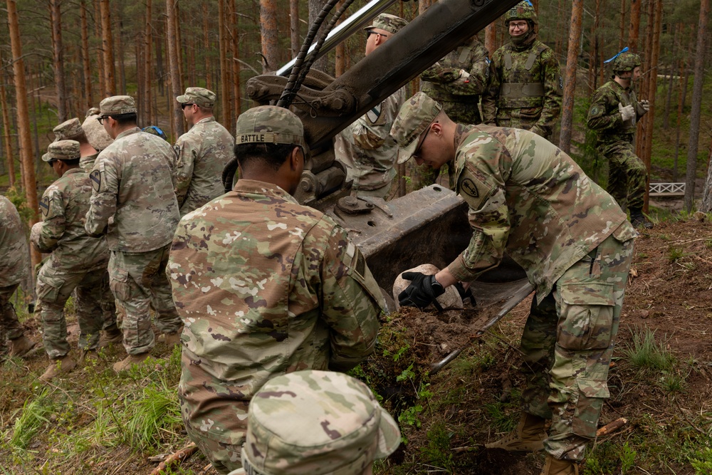 DVIDS - Images - U.S. Army, Estonian Defence Forces support restoration ...