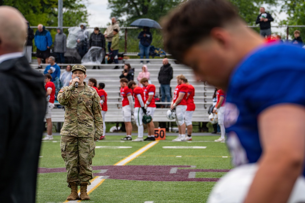 DVIDS - Images - 28ID band member sings national anthem at tri-state ...