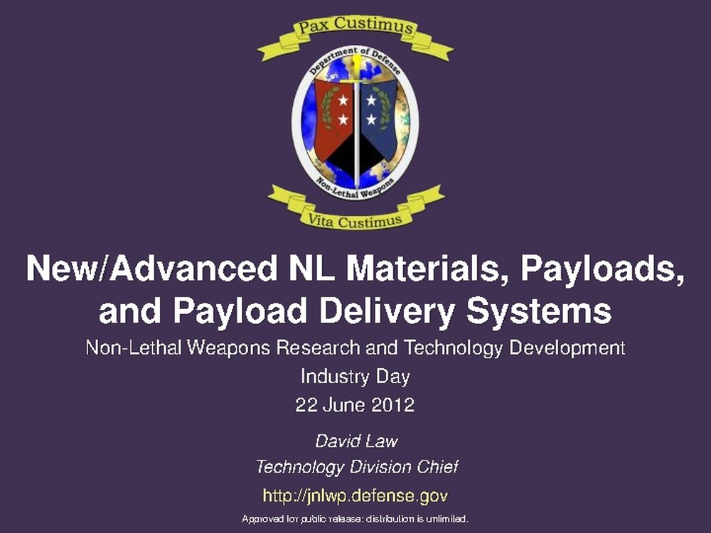 DVIDS - Publications - JNLWP Industry Day - 06.27.2012