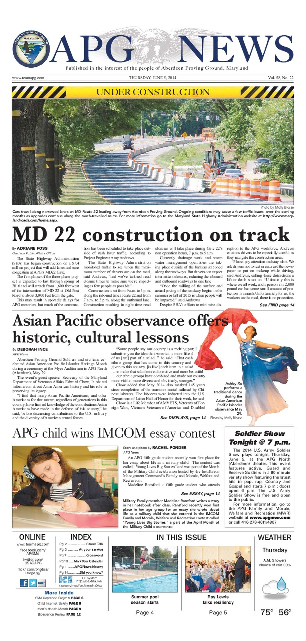 DVIDS - Publications - APG News - 06.05.2014