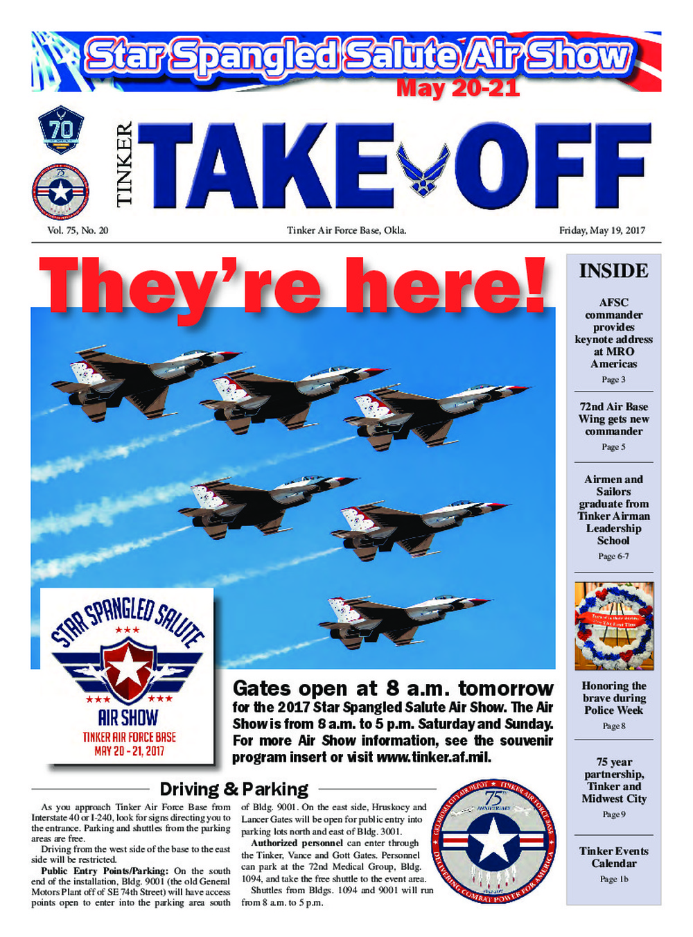 DVIDS - Publications - Tinker Take Off - 05.19.2017