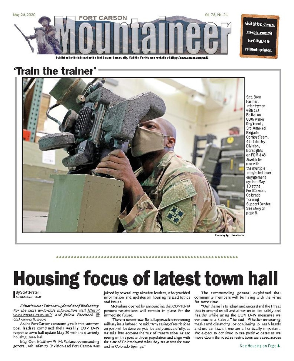 DVIDS - Publications - Fort Carson Mountaineer - 05.29.2020