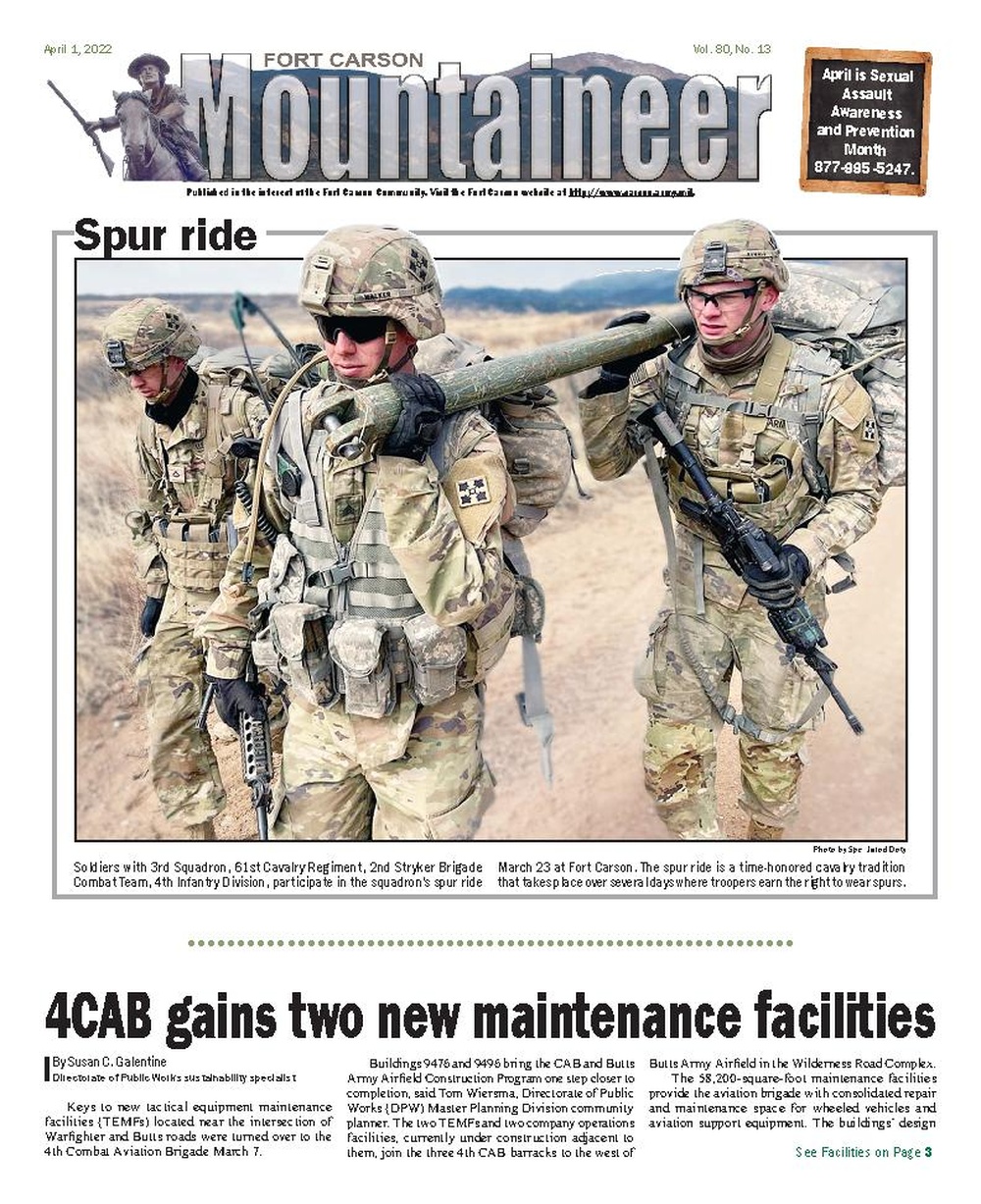DVIDS - Publications - Fort Carson Mountaineer - 04.01.2022