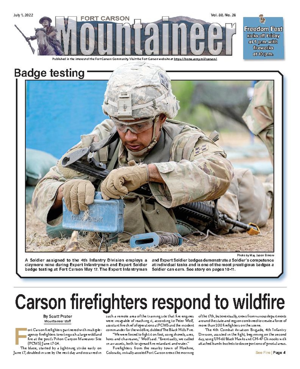 DVIDS - Publications - Fort Carson Mountaineer - 07.01.2022