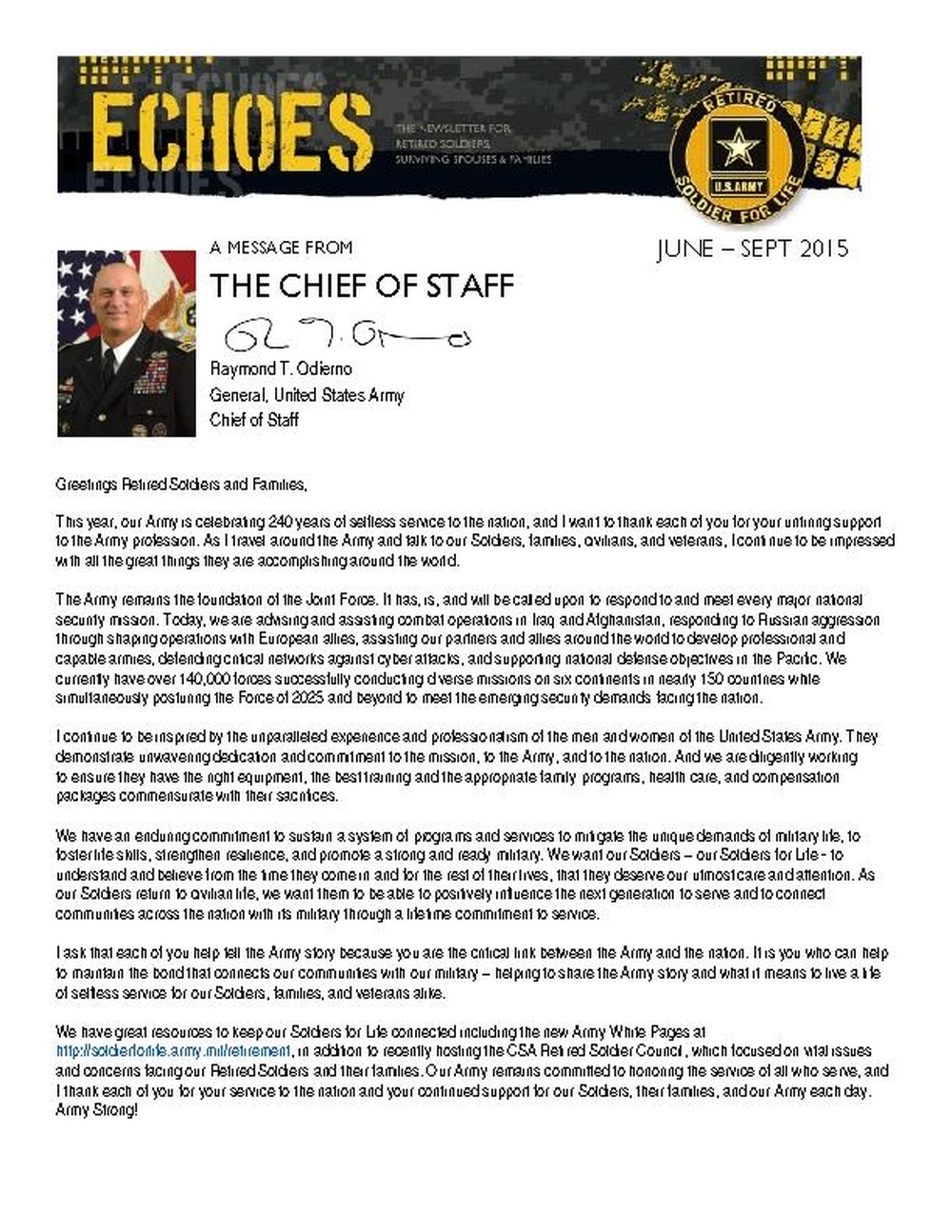 DVIDS - Publications - Army Echoes - 06.15.2015