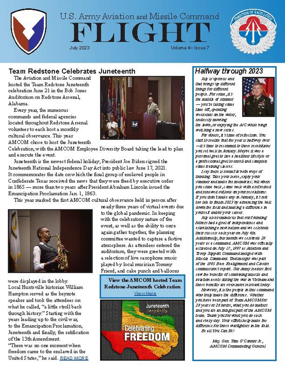 DVIDS - Publications - AMCOM Flight - 07.03.2023
