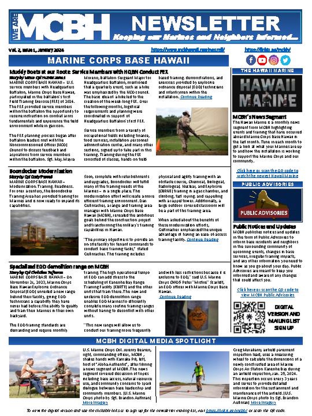 DVIDS - Publications - WE ARE MCBH Newsletter - 01.31.2024