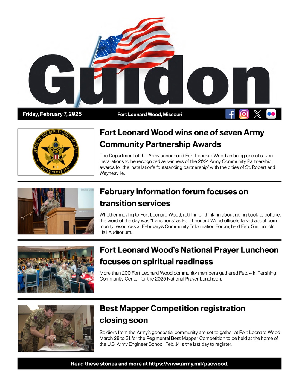 DVIDS - Publications - Fort Leonard Wood GUIDON - 02.07.2025