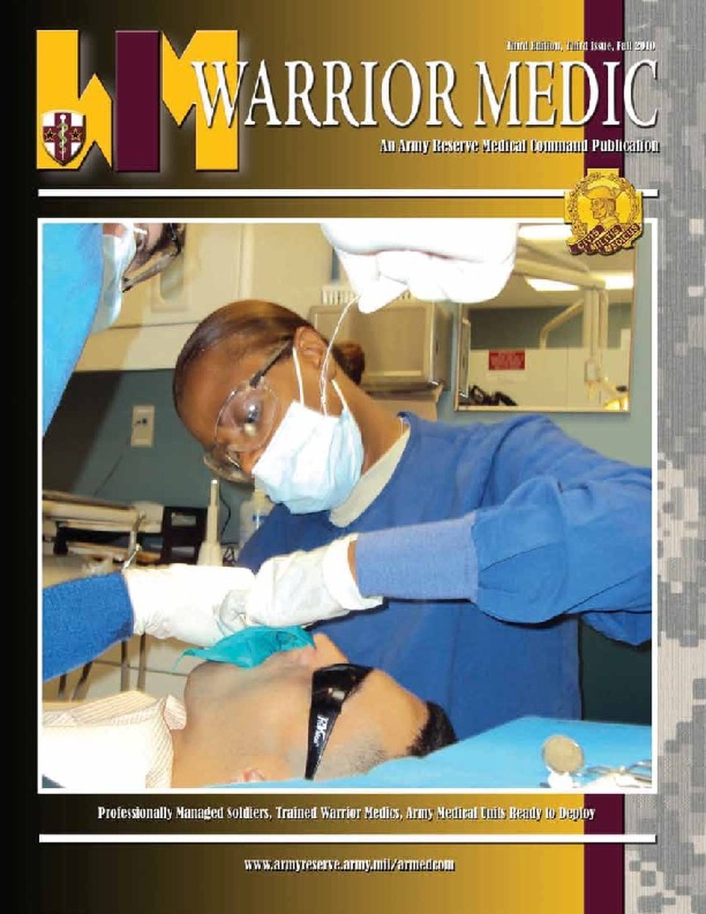 DVIDS - Publications - AR-MEDCOM Warrior Medic Magazine - 12.15.2010